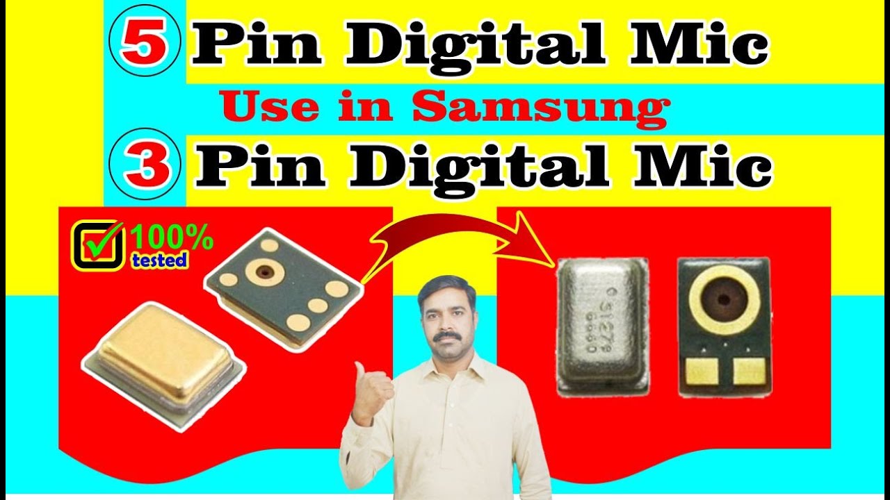 how to 5 Pin mic convert to 3 pin mic - YouTube