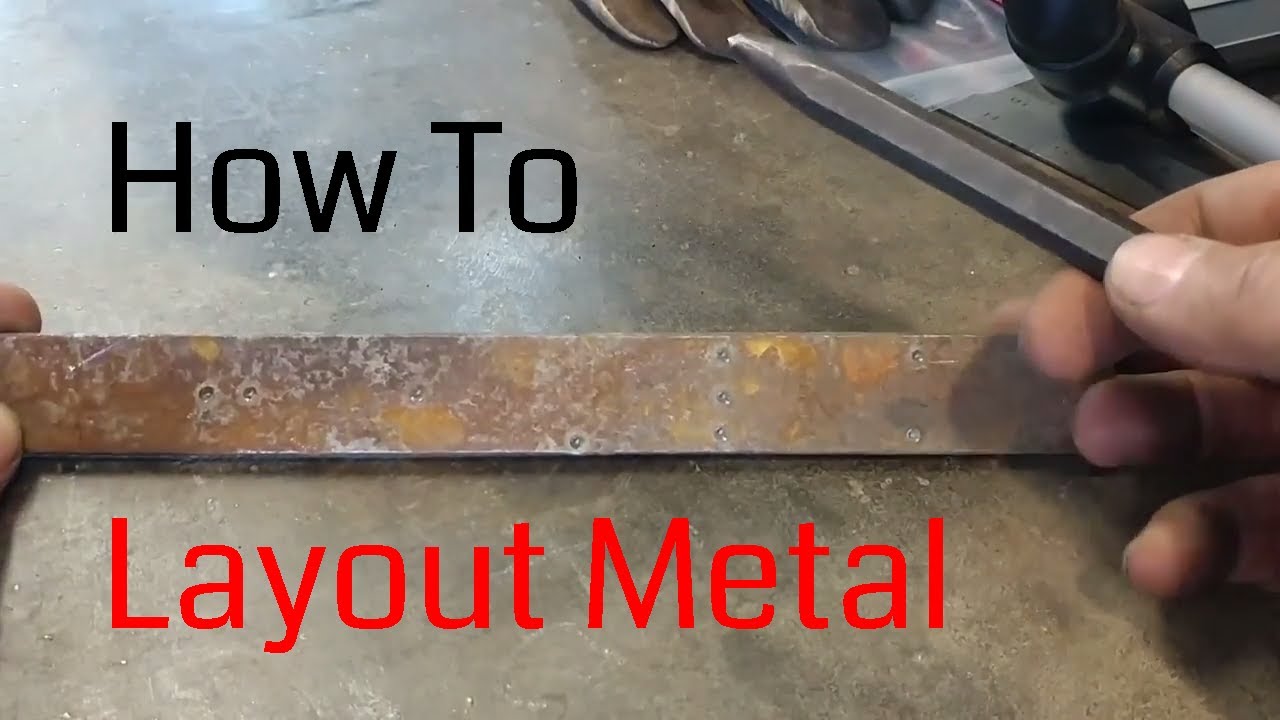 How to Layout Metal (Quick Blacksmith Tips and Tricks) - YouTube