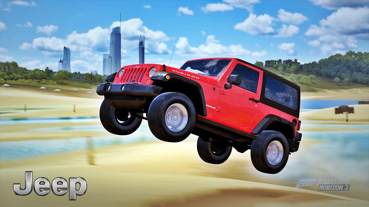 Forza Horizon 3 - Jeep Wrangler Rubicon offroad test drive !! - YouTube