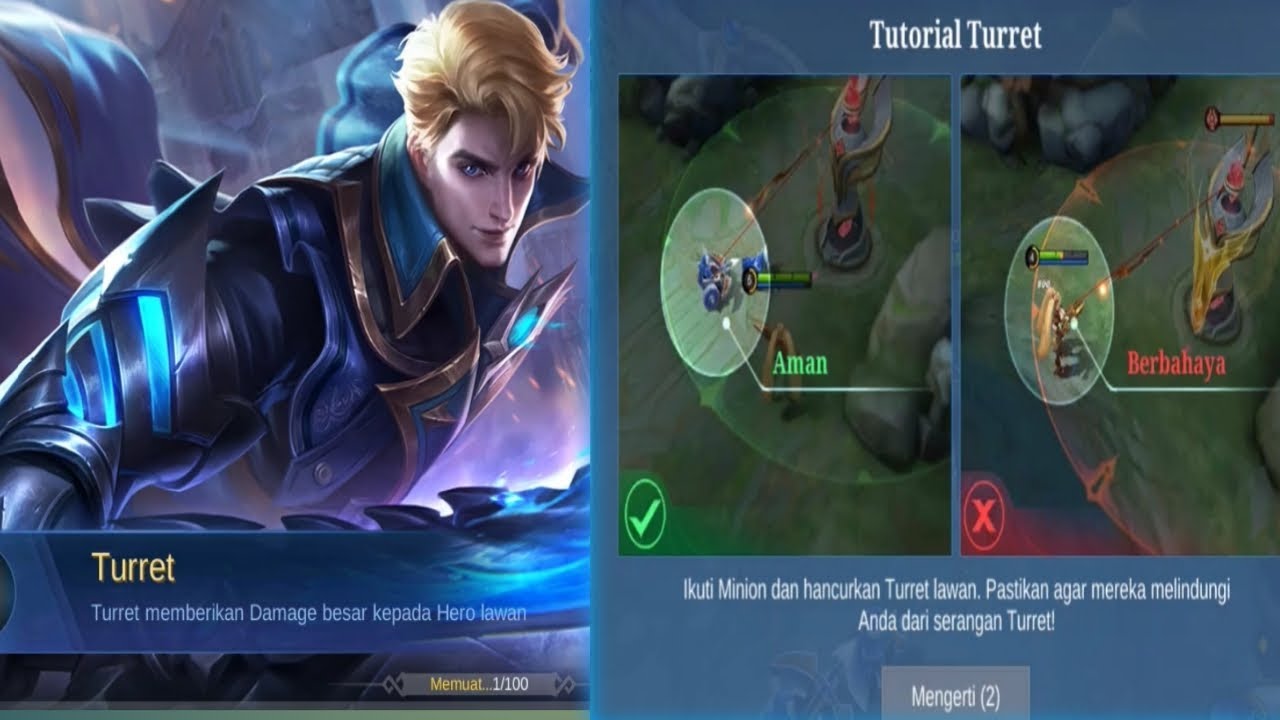 Cara Menyelesaikan Tutorial Turret Mobile Legend - YouTube