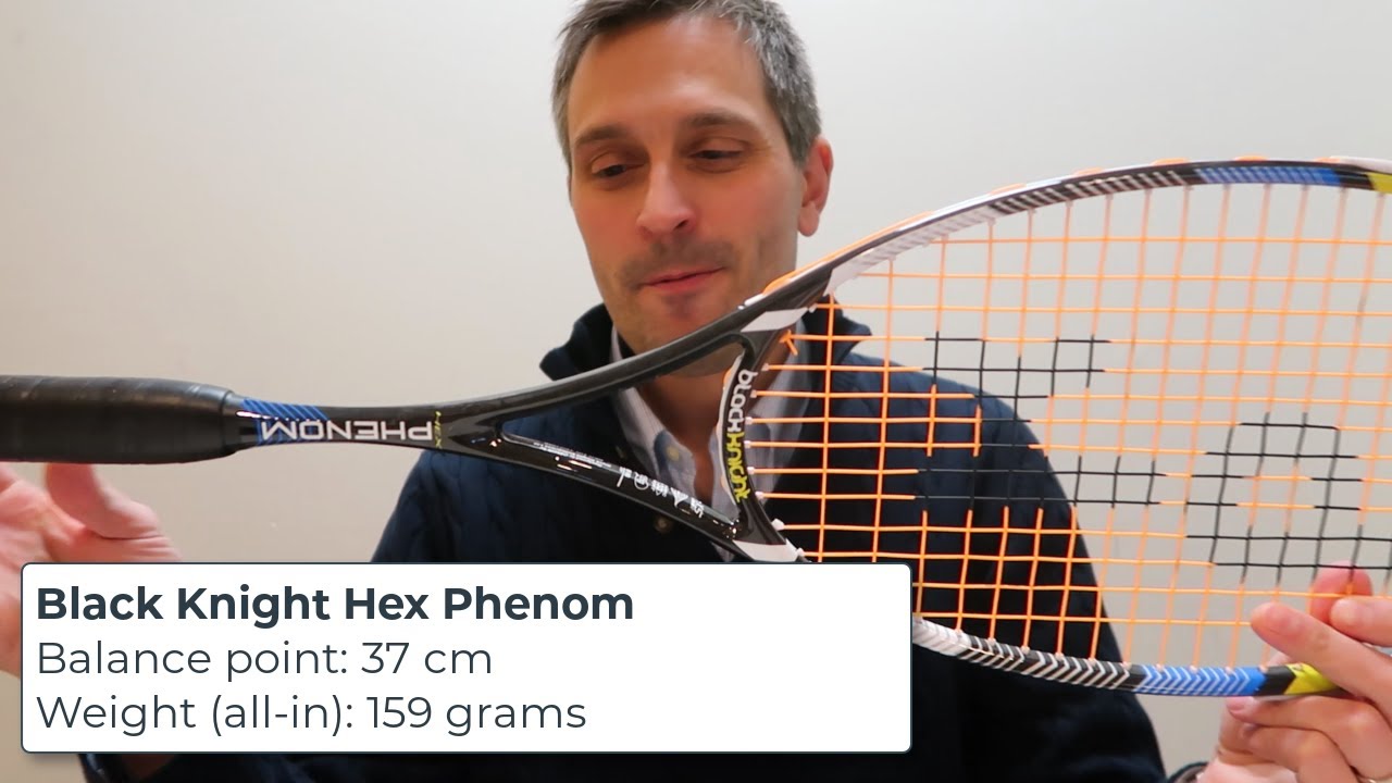 Black Knight Hex Phenom Squash Racket Review - YouTube