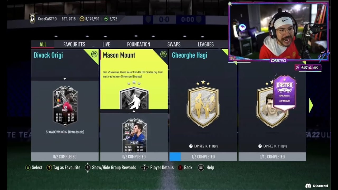 Castro1021 Reacts To SHOWDOWN ORIGI & MASON MOUNT - #FIFA22 ULTIMATE ...