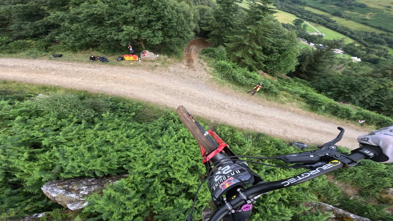 Red Bull Hardline top to bottom with Sam Hockenhull - YouTube