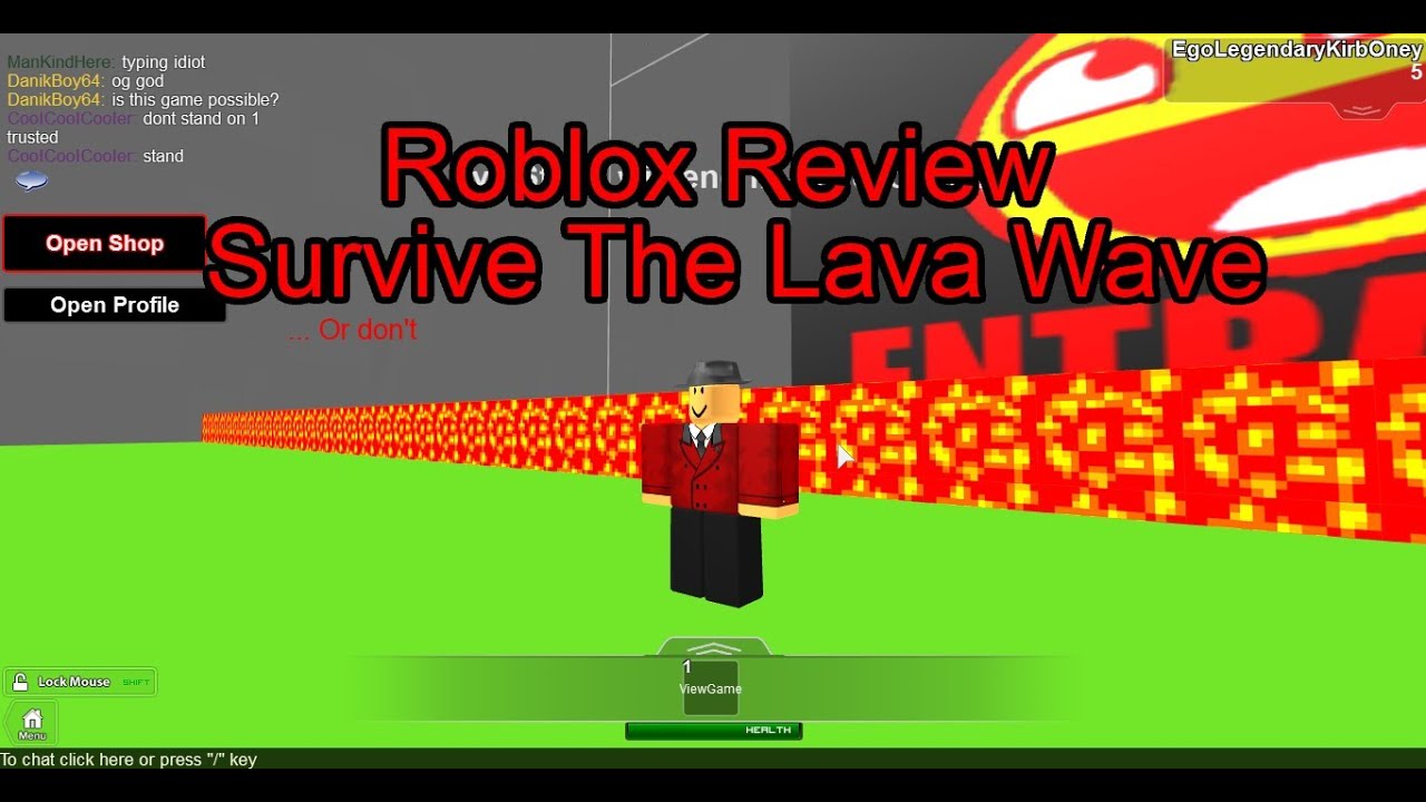 Roblox Review: Survive the Lava Wave! [V3] - YouTube