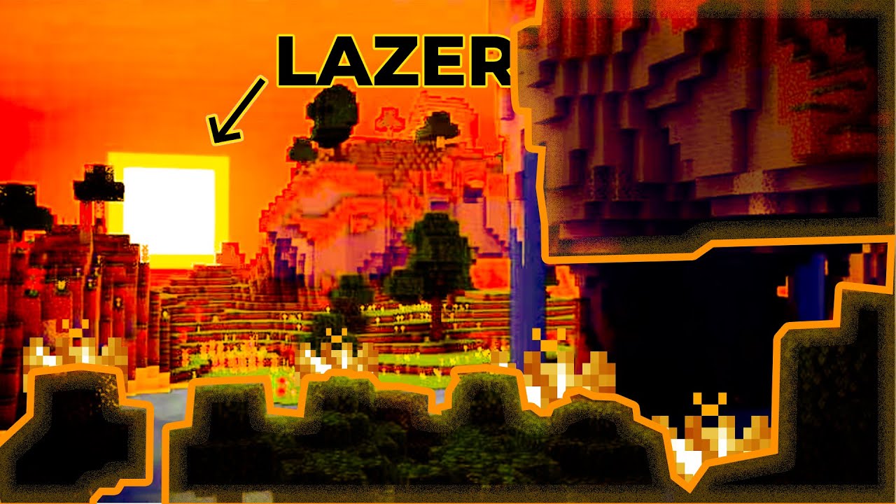 Minecraft, but the sun is a DEADLY LAZER - YouTube