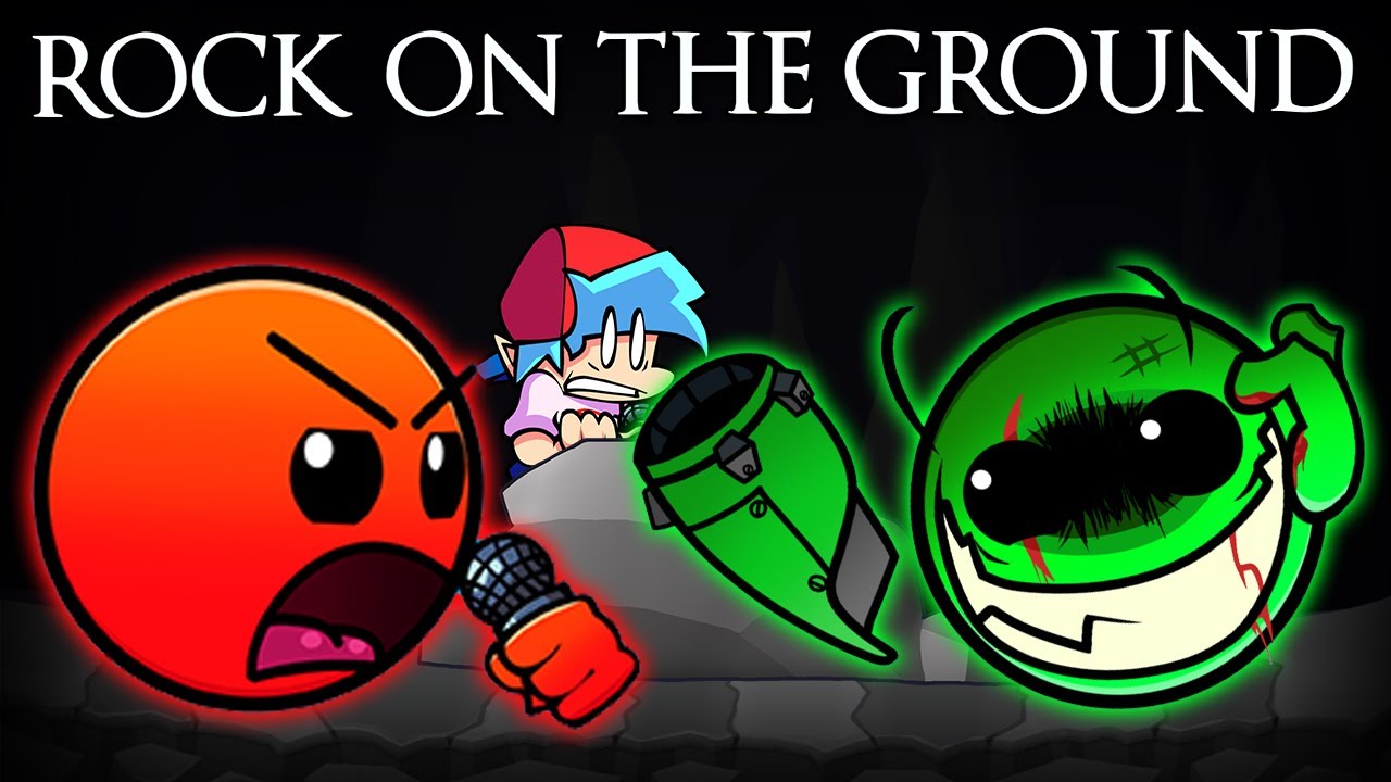 FNF FIRE IN THE HOLE - Rock On The Ground (ROCKY UPDATE) Lobotomy - YouTube