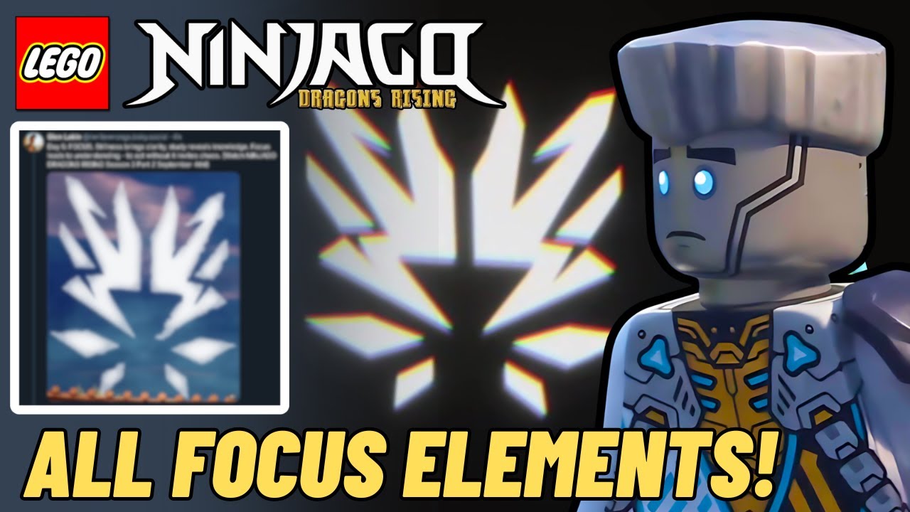 Elements To Source Dragon of Focus Revealed! ️ Ninjago Dragons Rising ...