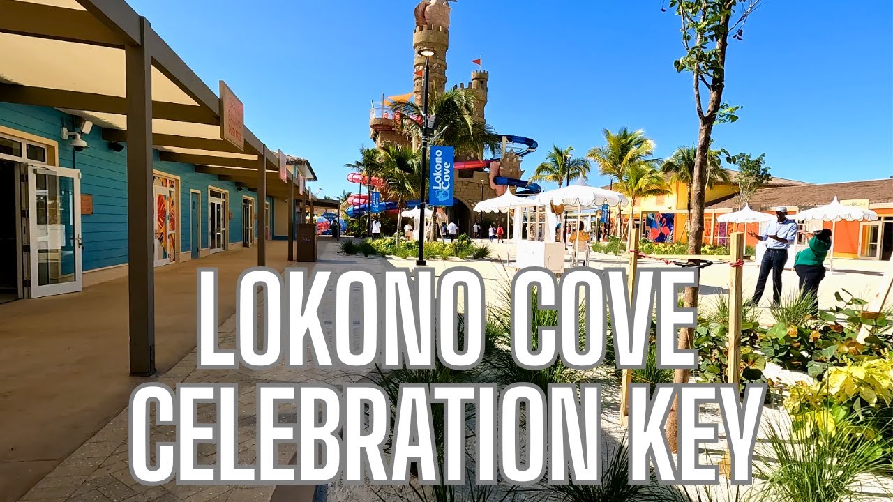 Lokono Cove The shopping district of Celebration Key - YouTube