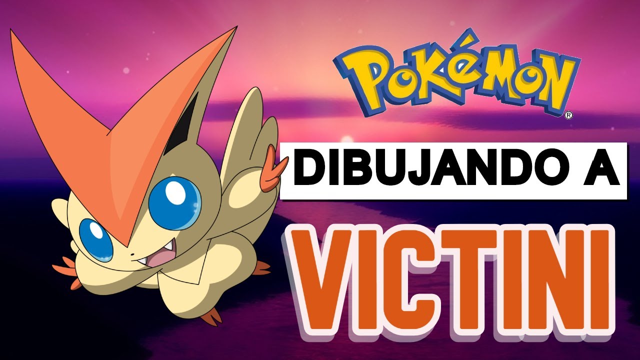 COMO DIBUJAR A VICTINI / POKEMON /PASO A PASO! / How to draw Victini ...