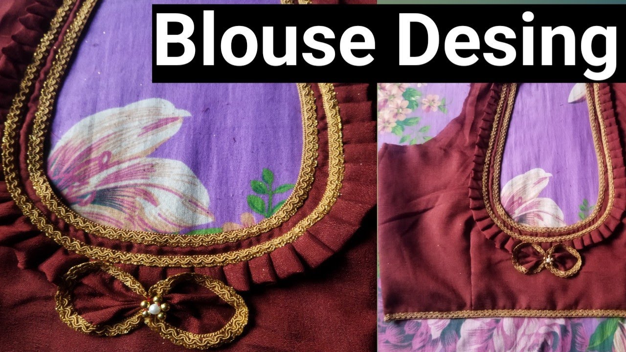 Blouse Design | 🥰Blouse Design Cutting And Stitching Back Neck Blouse ...