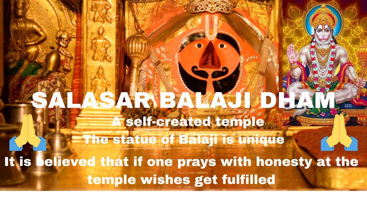 SALASAR BALAJI DHAM in RAJASTHAN|| A significant place of worship, for ...