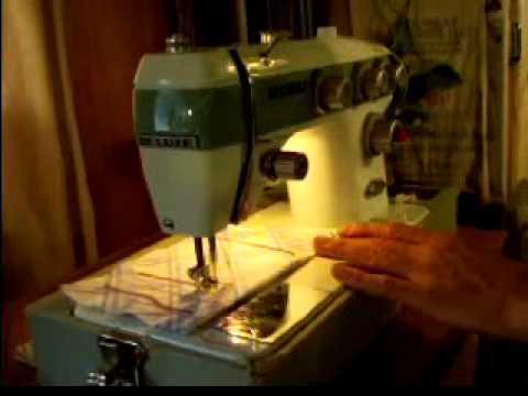 Janome New Home Commander Sewing Machine - YouTube