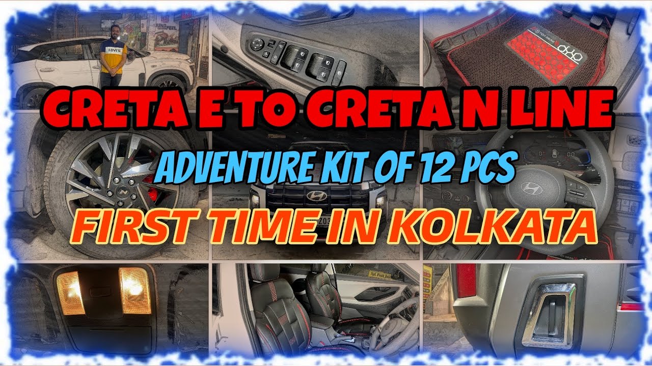 Creta E 2024 Modifications | N Line Alloys | Adventure Kit | Top Gear ...