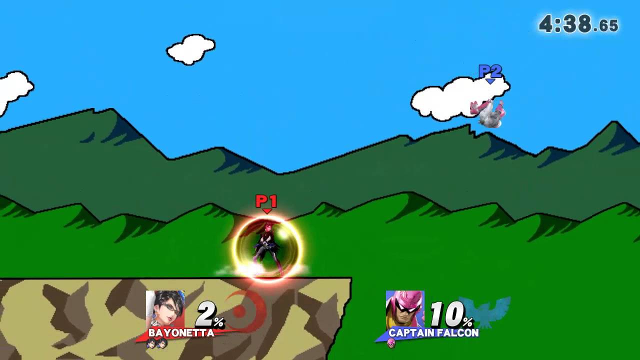 Ssb4 bayonetta gameplay #1 - YouTube