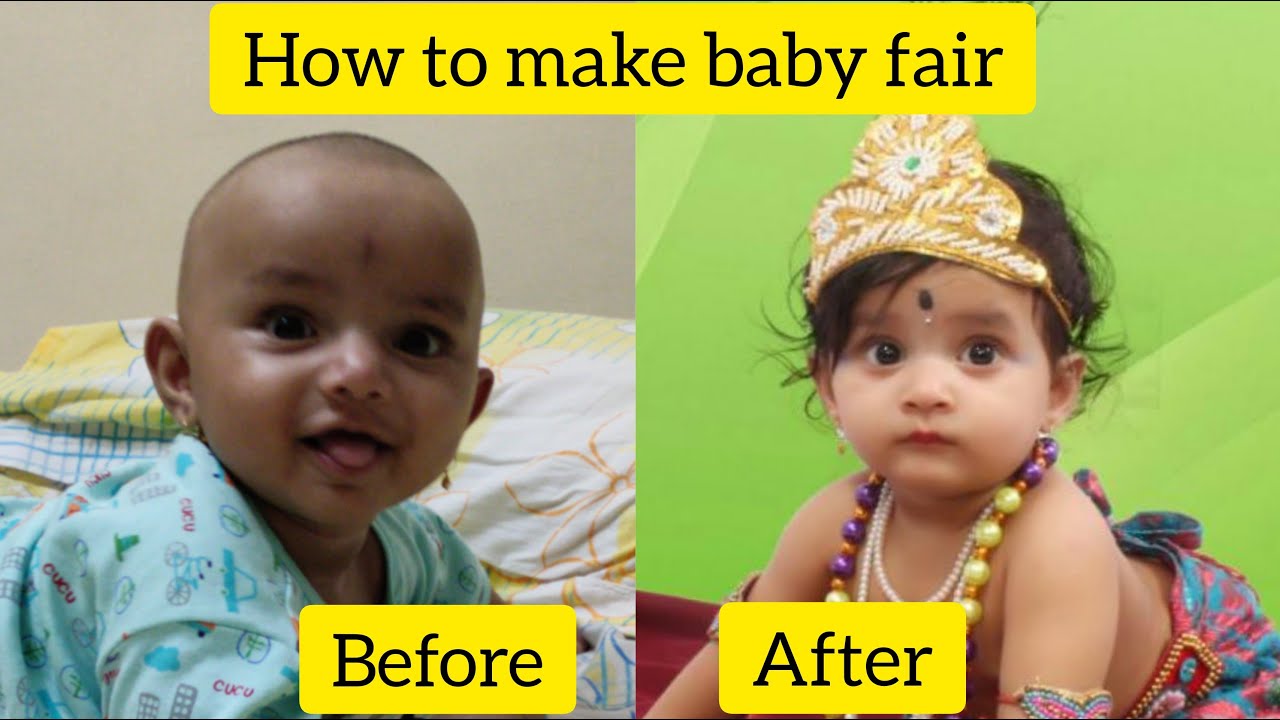 How to make 👶🏻 baby fair? Baby skin whitening/ Natural remedy for baby ...