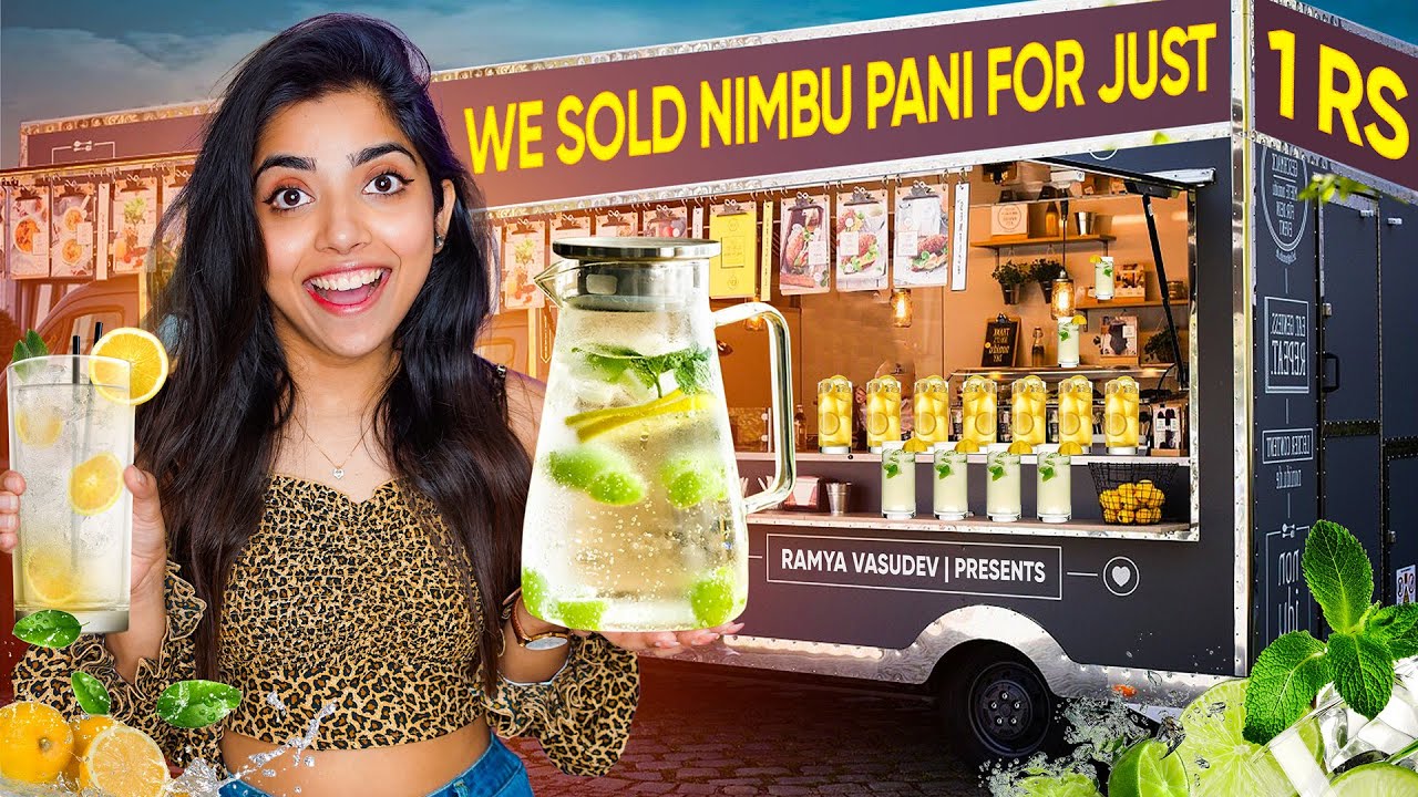 I sold NIMBU PANI 🍋for just 1 RS | *Extreme public reaction*😨 | Ramya ...
