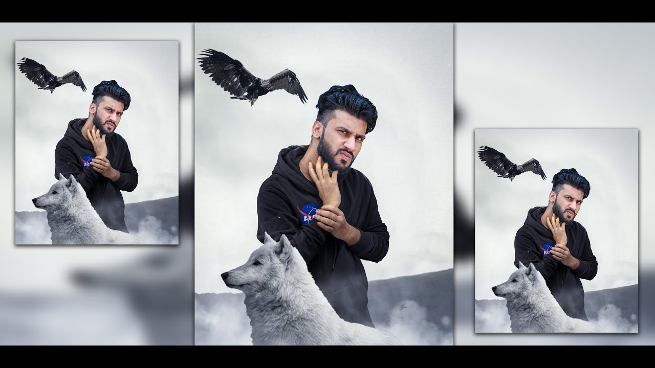 Wolf Photo Editing Tutorial || Wolf Concept Photo Editing || Vijay ...