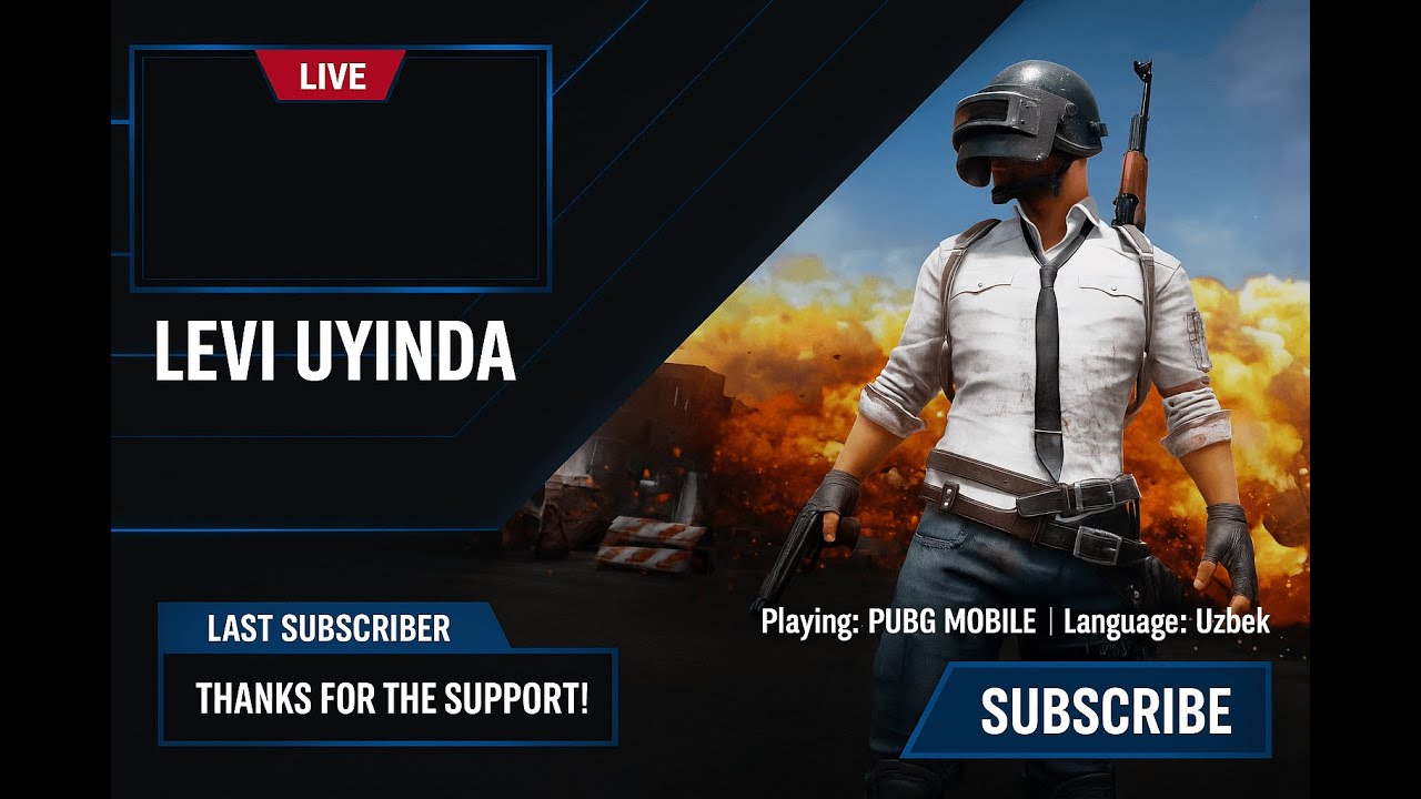 🔥 LIVE PUBG | Levi bilan Chicken Dinner! 🔫🎮 - YouTube