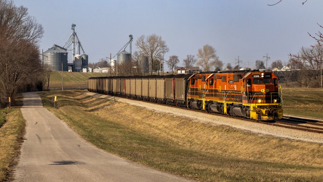 Keeping the Lights On 3: BUSY Day on the Indiana Southern Railroad ...