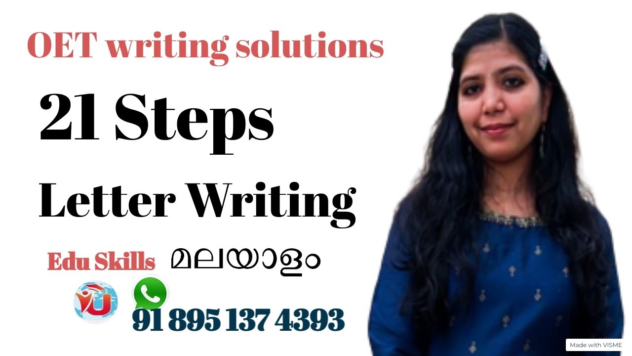 Edu Skills: OET: STEP - 1 - Writing: 21 Steps for cracking OET writing ...