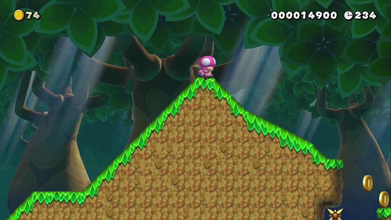 wiggler forest by Mr.Maker75 - Super Mario Maker 2 - No Commentary 1bx ...