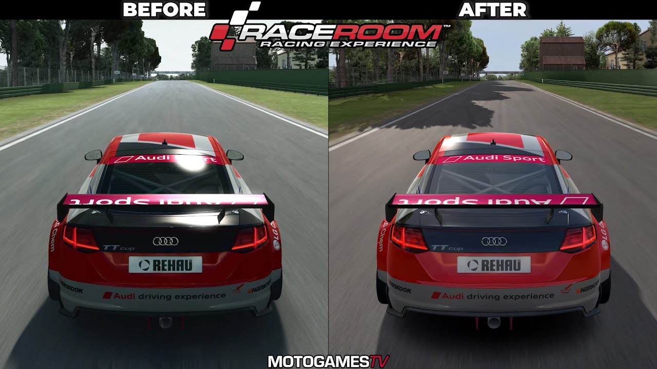 RaceRoom - September 2024 Graphics Update (Before and After) - YouTube