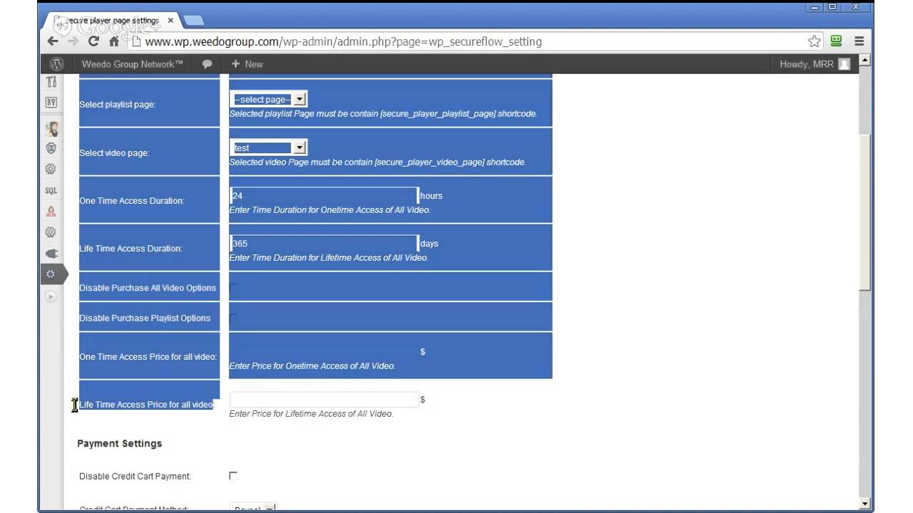 WP Secure Video Player - YouTube