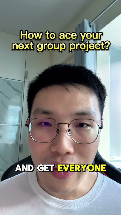 Day 37 - Here’s how to ace your next group project! - YouTube