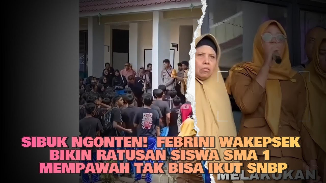 Sibuk Ngonten! Inilah Febrini Wakepsek yang Bikin Ratusan Siswa SMA 1 ...