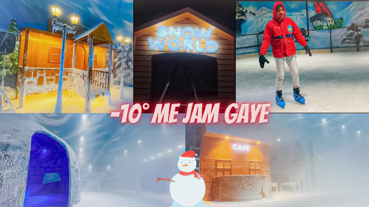 -10° Me Jam Gaye ️| 600₹ me Switzerland ☃️| Snow World Ahmedabad ...