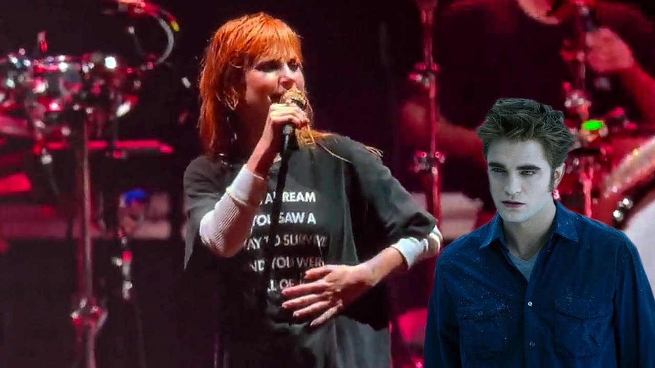Edward Cullen at Paramore’s Australian show - YouTube