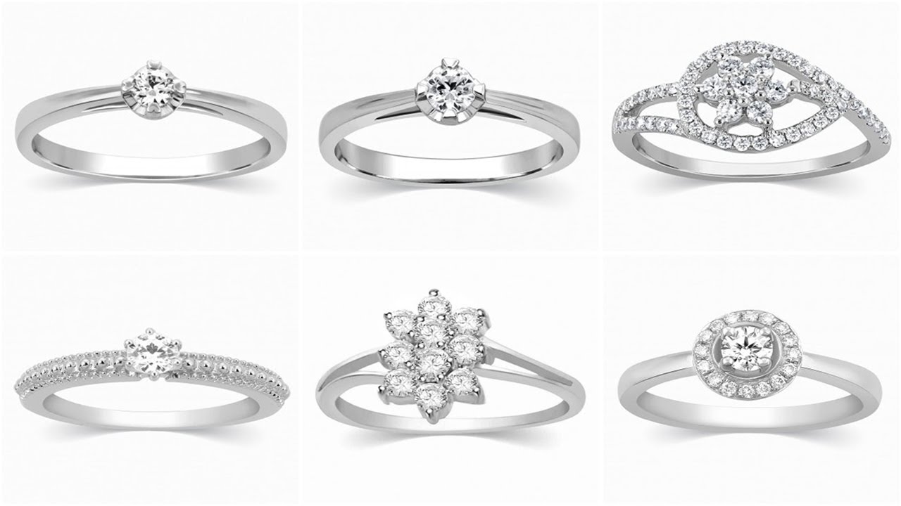 Trending White Gold Ring Designs - YouTube