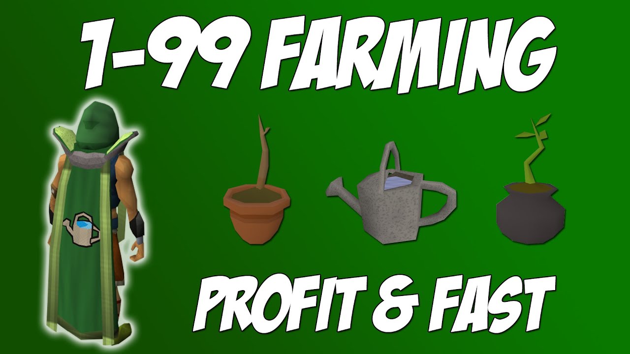 Runescape 2016 | 1-99 Farming Guide - YouTube