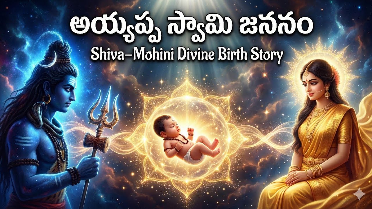 అయ్యప్ప స్వామి ఎలా పుట్టారో తెలుసా? ఇది దేవతలే సృష్టించిన దివ్య జననం… # ...