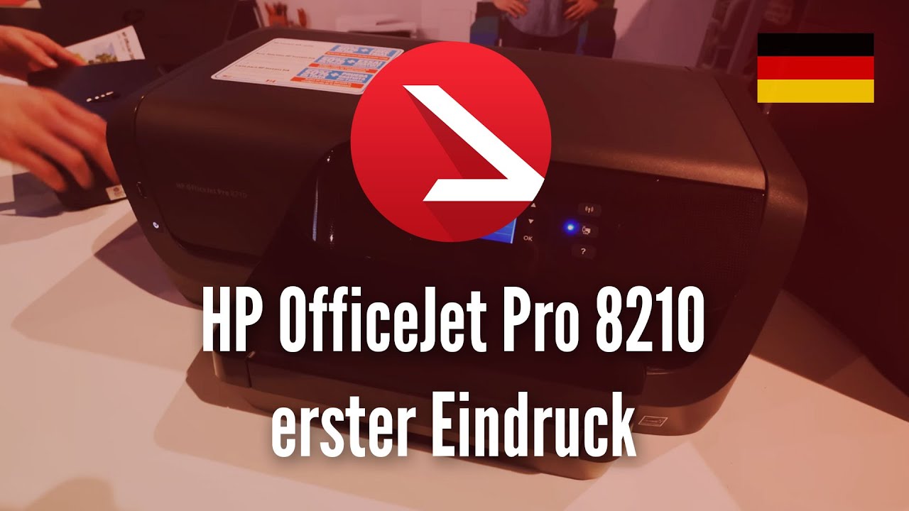 HP OfficeJet Pro 8210 erster Eindruck [4K UHD] - YouTube