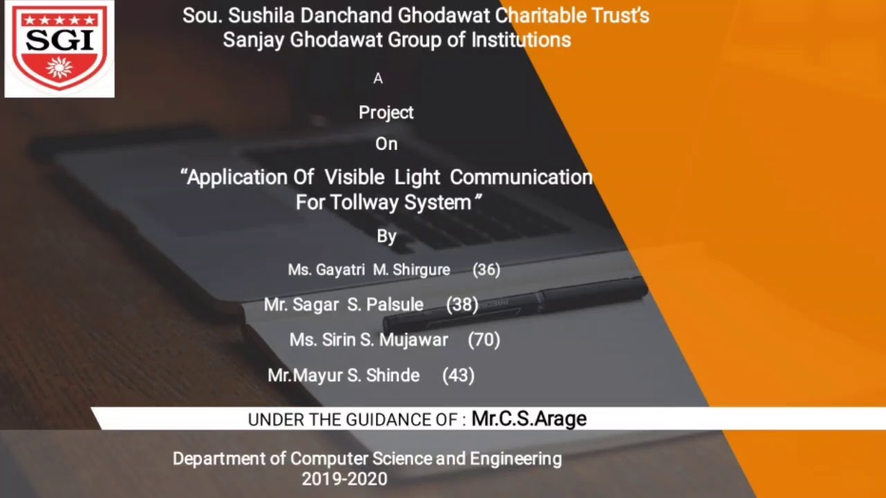 Application of visible light communication for tollway system - YouTube