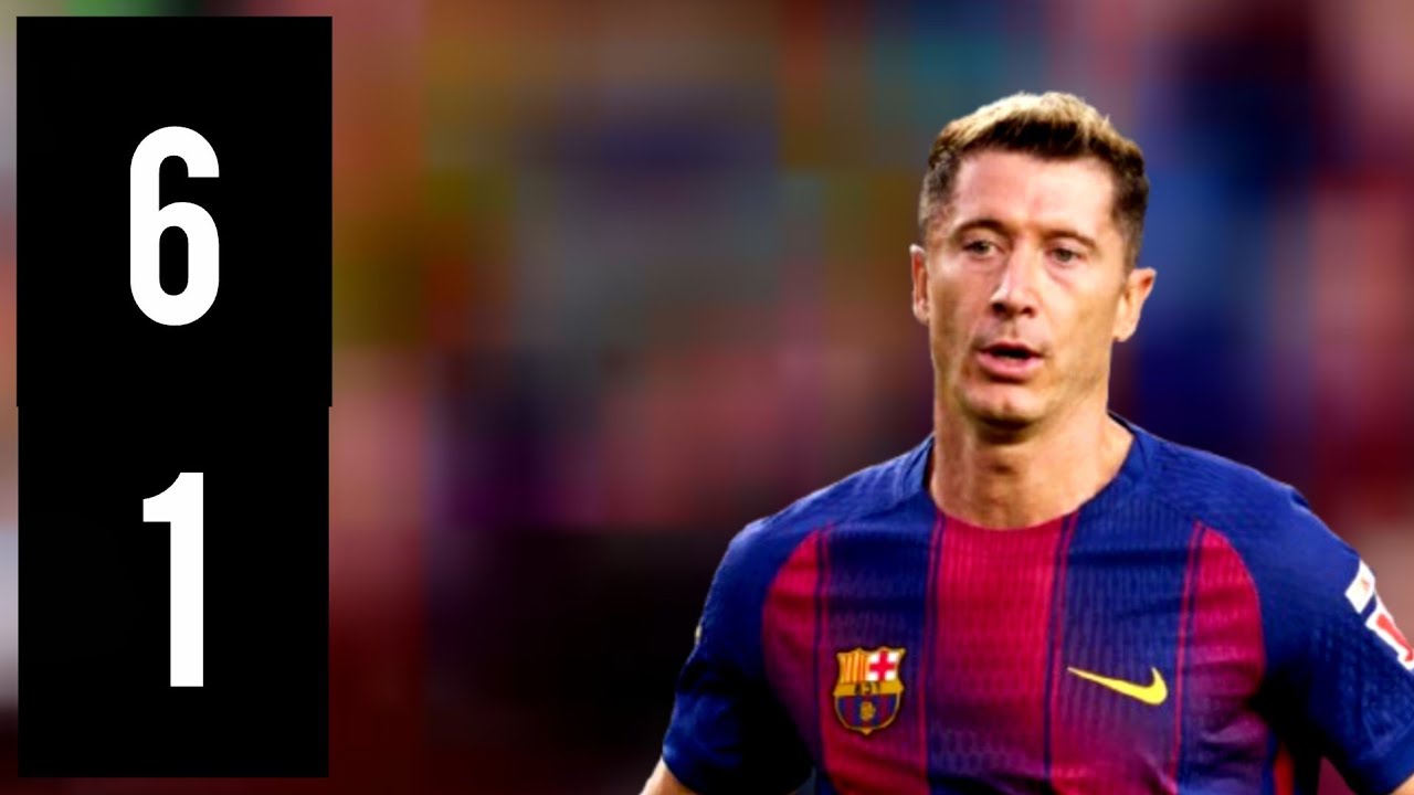 Barcelona 6-1 Olympiacos | Full Match Highlights & Goals! - YouTube