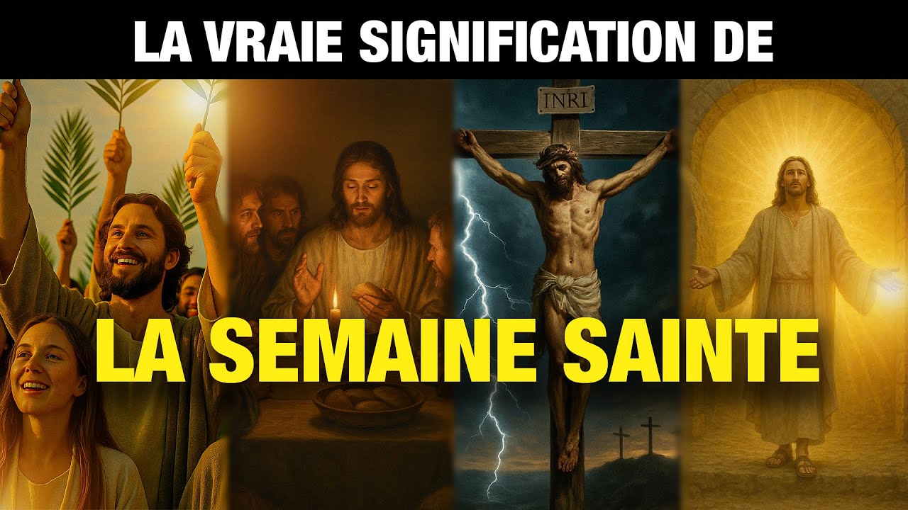 Que signifie chaque jour de la SEMAINE SAINTE ? Message Biblique - YouTube