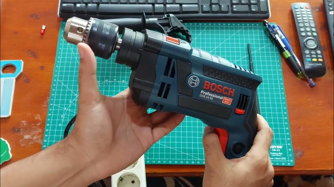 Unboxing Bor Listrik BOSCH IMPACT GSB 16 RE - YouTube