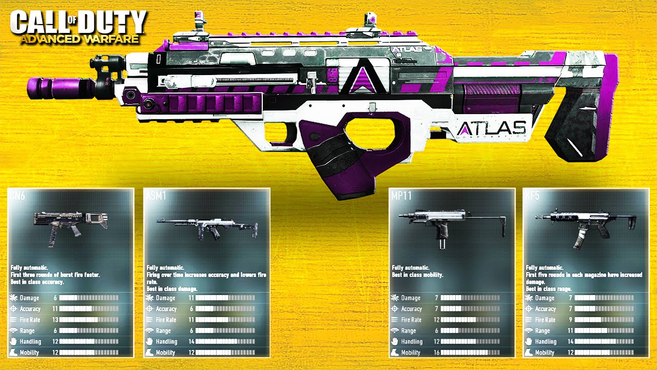 SMG's NEED BUFFED!! "Advanced Warfare" Multiplayer Weapon Balance ...