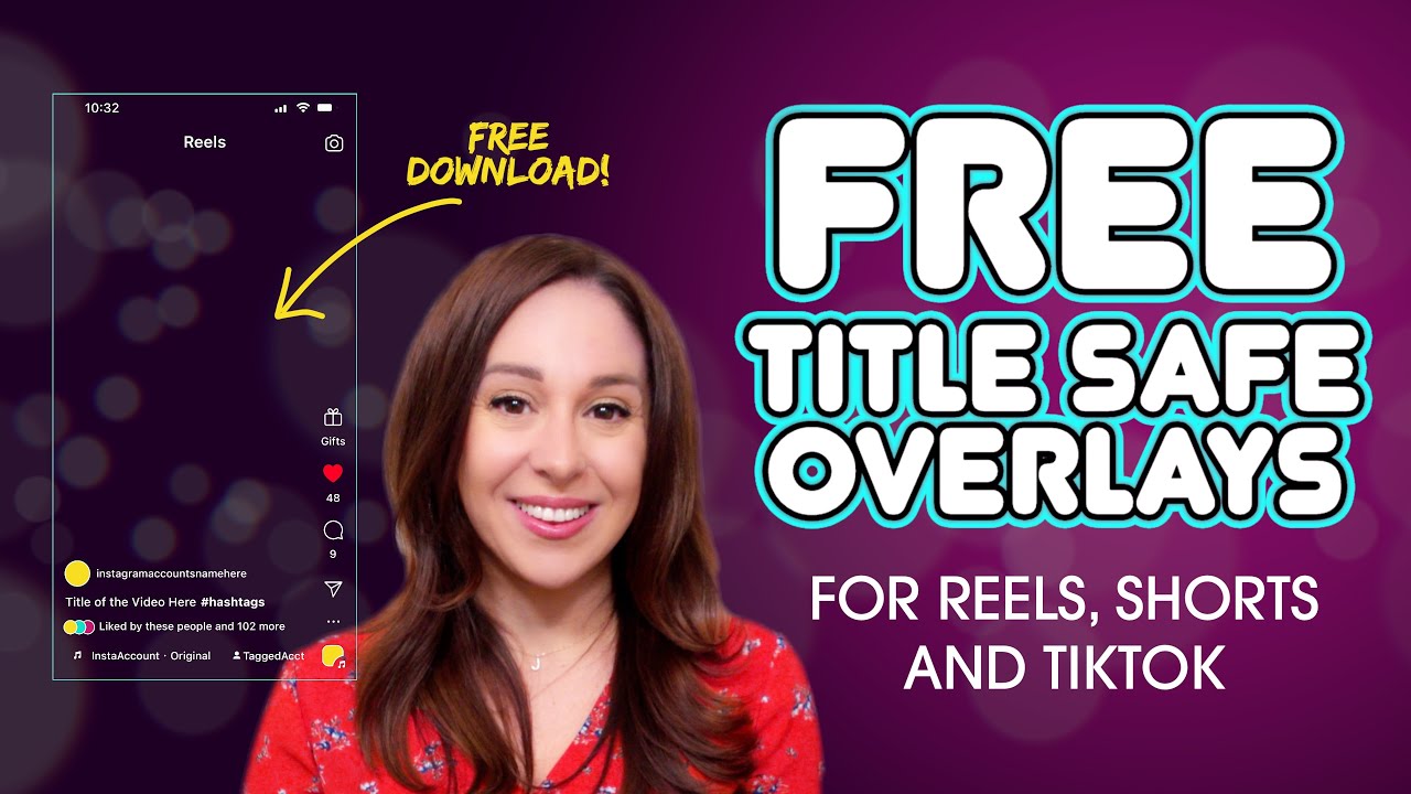 Free Title Safe Overlays | For Your Vertical Videos - YouTube