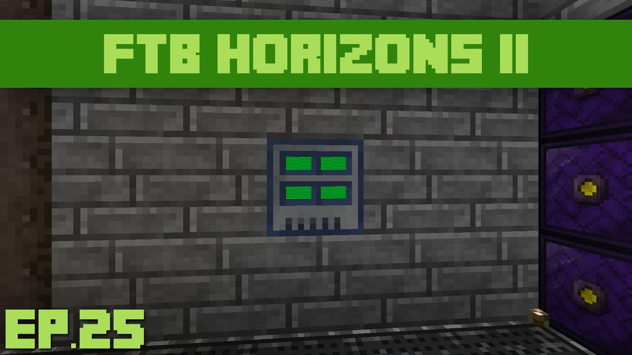 FTB Horizons Daybreaker : Ep.25 - Wireless RFTools Storage System - YouTube