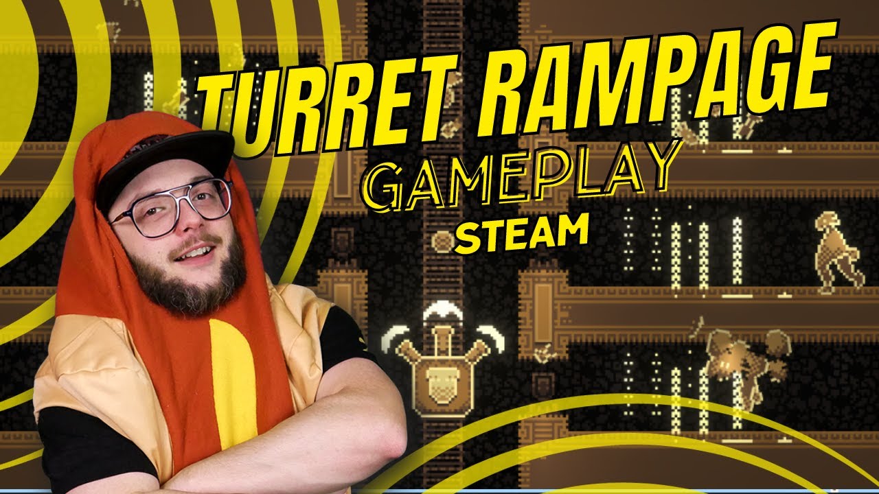 SHOOT'EM UP WITH TOWER DEFENSE MECHANICS IN TURRET RAMPAGE ! FULL RUN ...