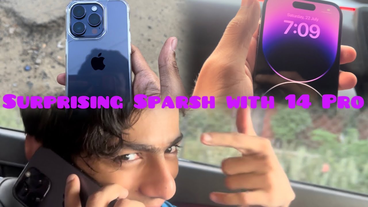 Surprising Sparsh With Iphone 14 Pro📱 - YouTube
