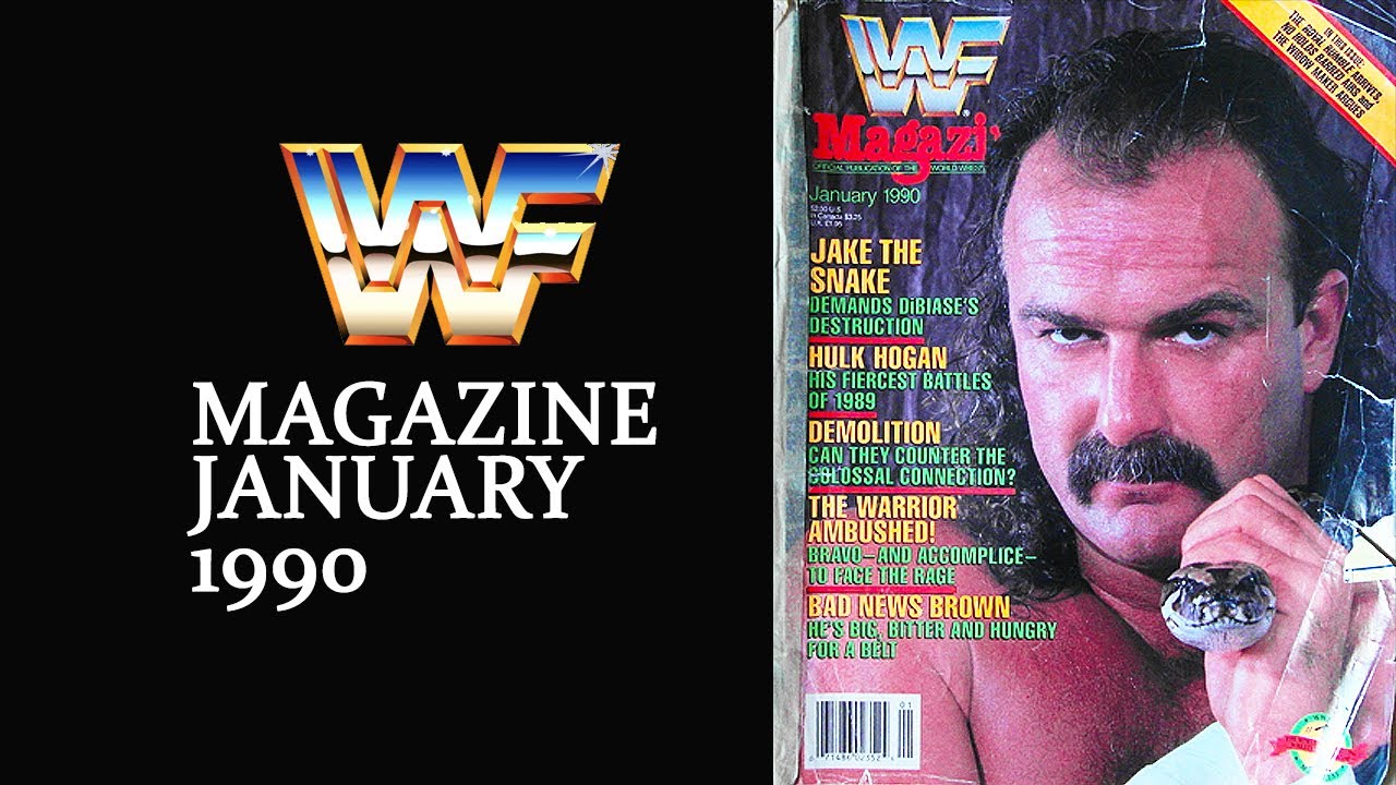 📕Lets look through WWF MAGAZINE (JAN. 1990) together - YouTube