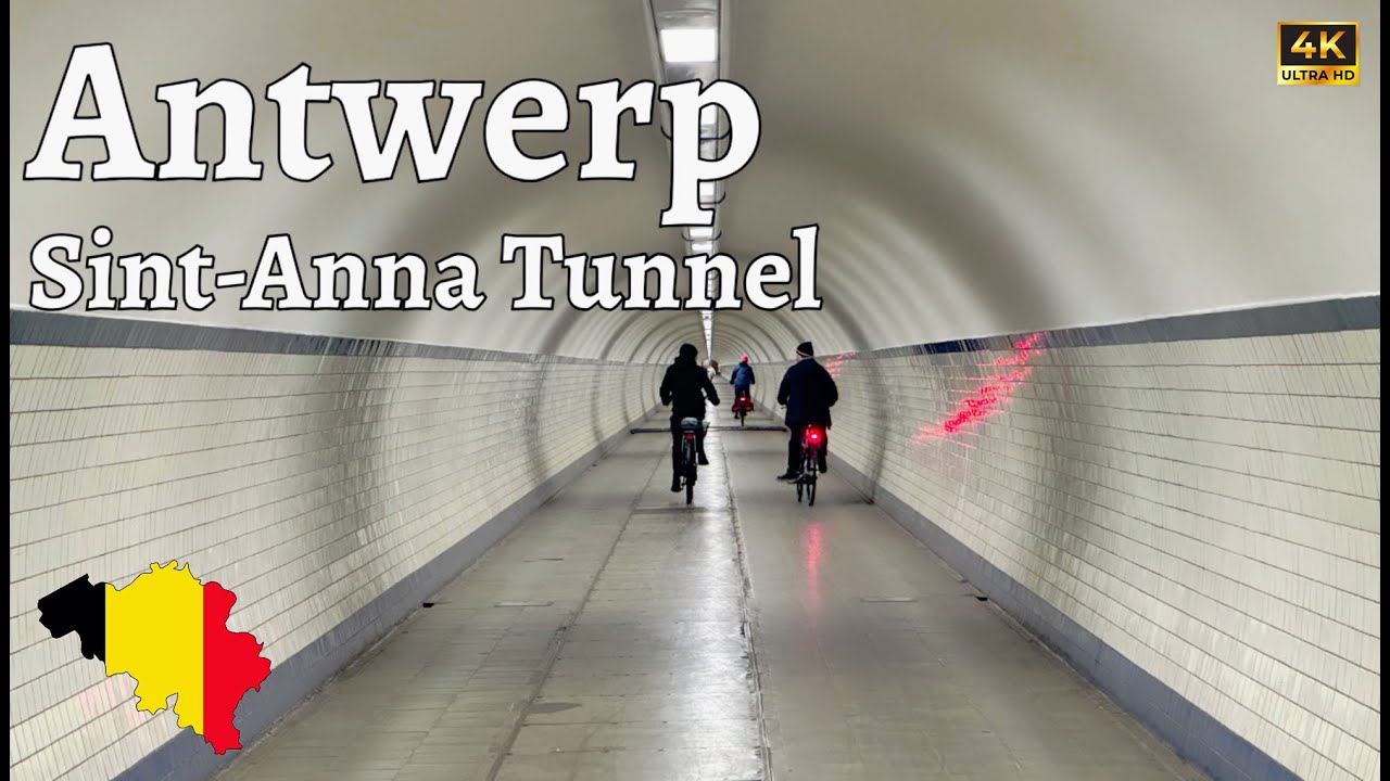 Inside the Secret Sint-Anna Tunnel Under the Scheldt - YouTube