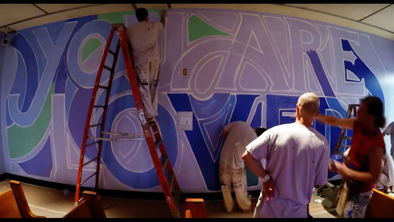 A super inspiring mural art ministry inside prisons and jails - YouTube