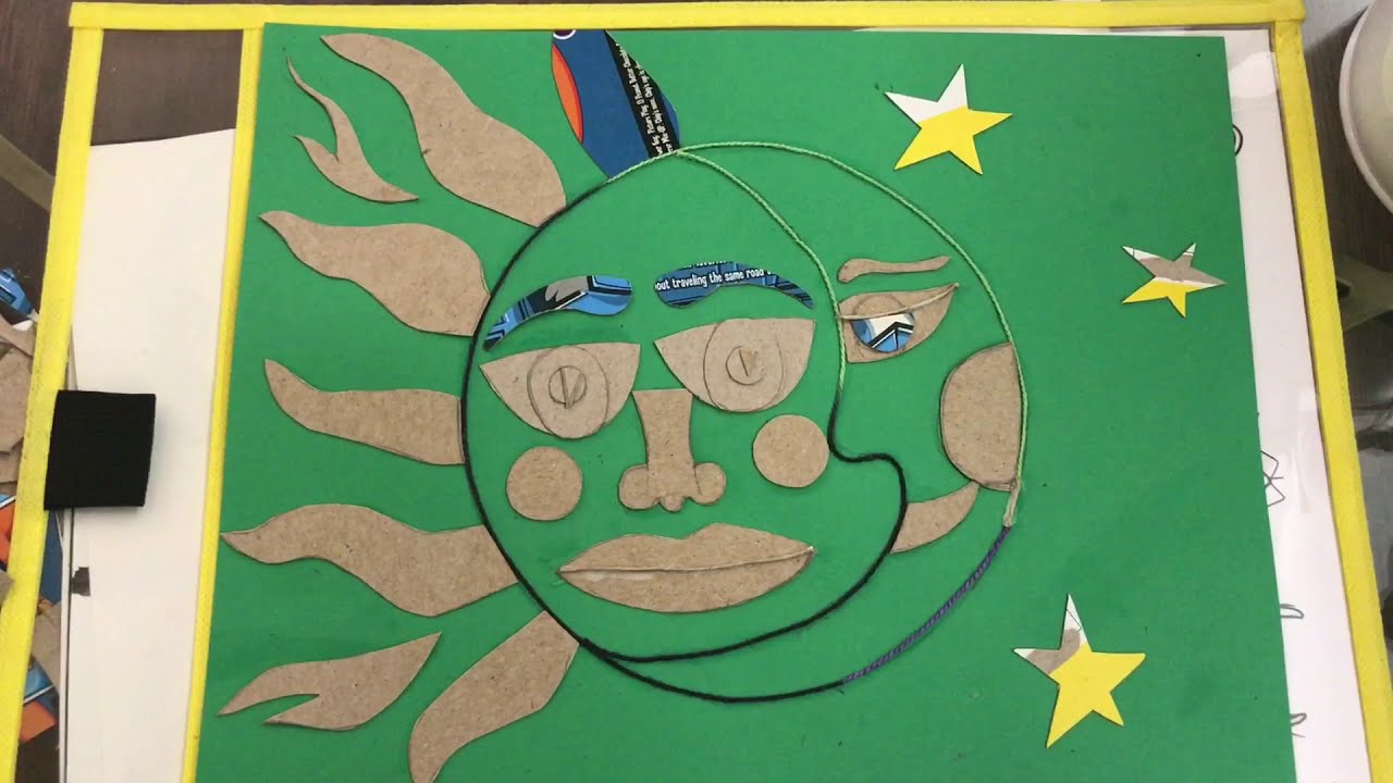 Relief Sculpture - Sun & Moon - YouTube