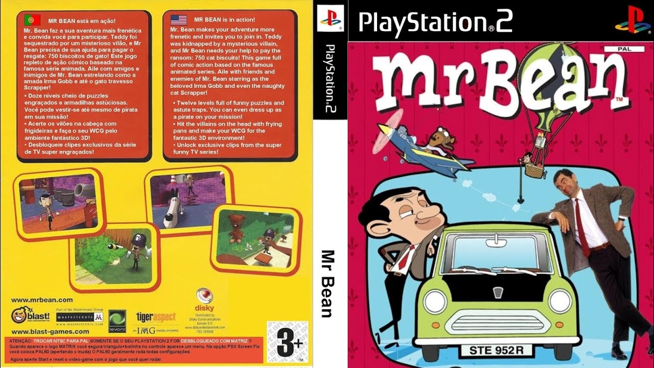 Mr Bean (Traduzido PT-BR) PS2 Iso - YouTube