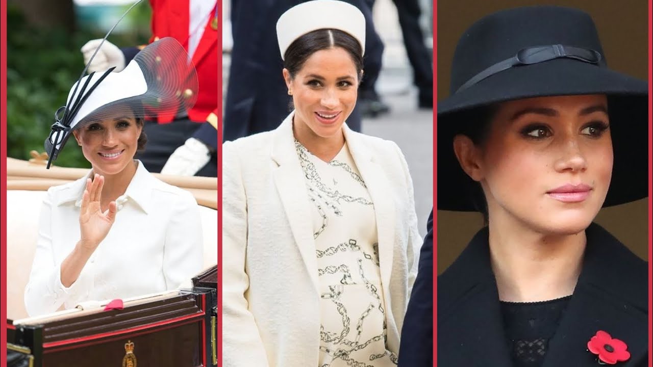Most Beautiful Meghan Markle Hats Collection #royalfamily - YouTube